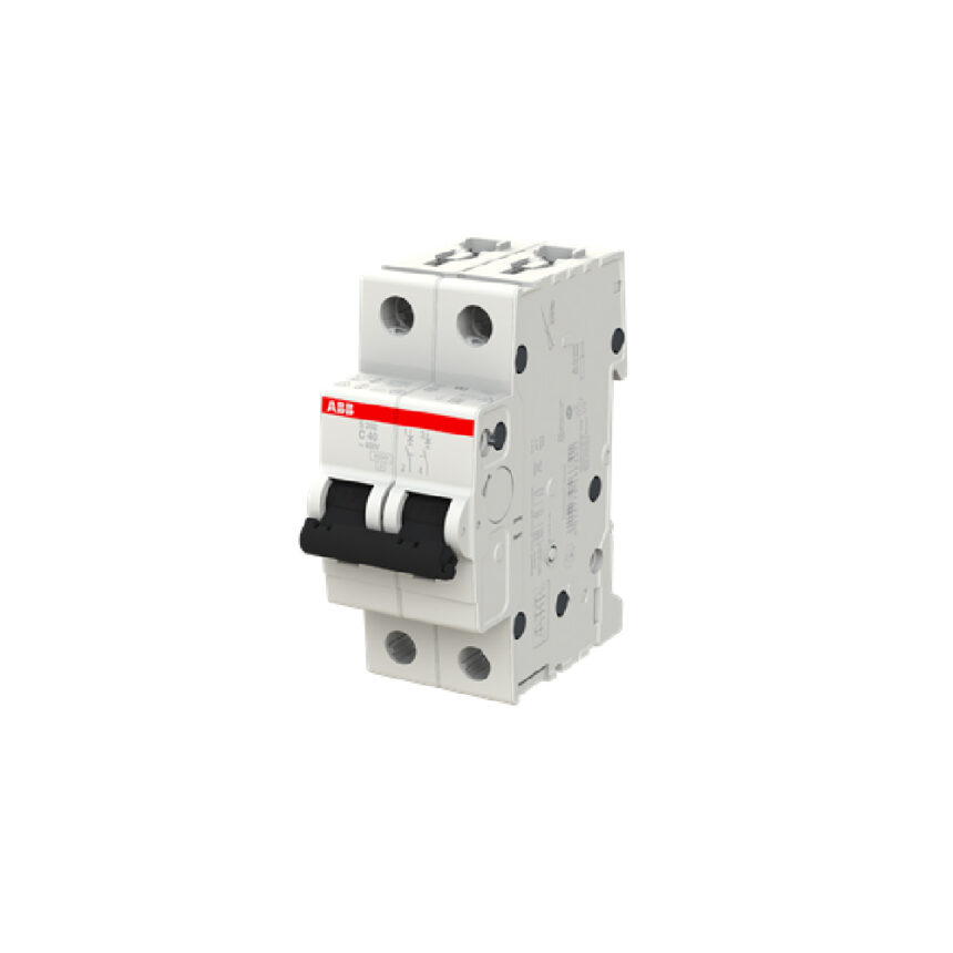 ABB : 6kA MCB, 40A, 2-Pole (2P) – C-Curve – JusEV Charging Network