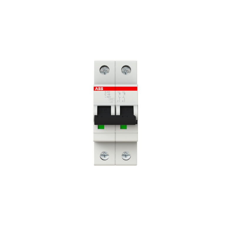 ABB : 6kA MCB, 40A, 2-Pole (2P) – C-Curve – JusEV Charging Network